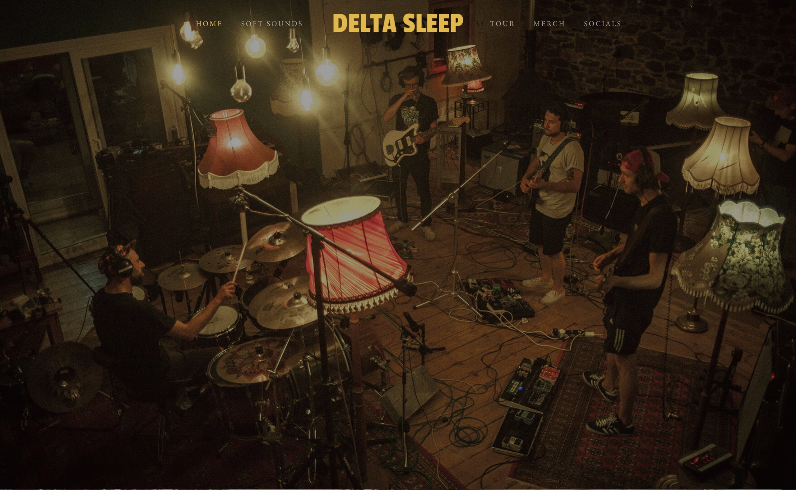 Delta Sleep | MUSIC WEB CLIPS - バンド・アーティスト・音楽関連のWEBデザイン ギャラリーサイト