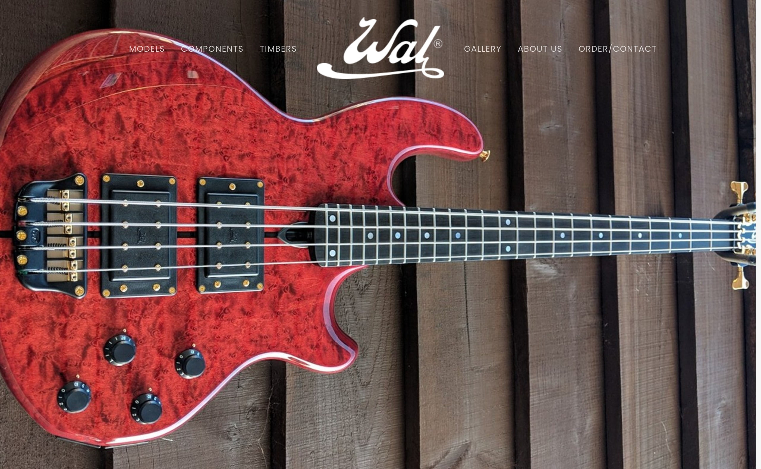 Wal Basses | MUSIC WEB CLIPS - バンド・アーティスト・音楽関連のWEBデザイン ギャラリーサイト