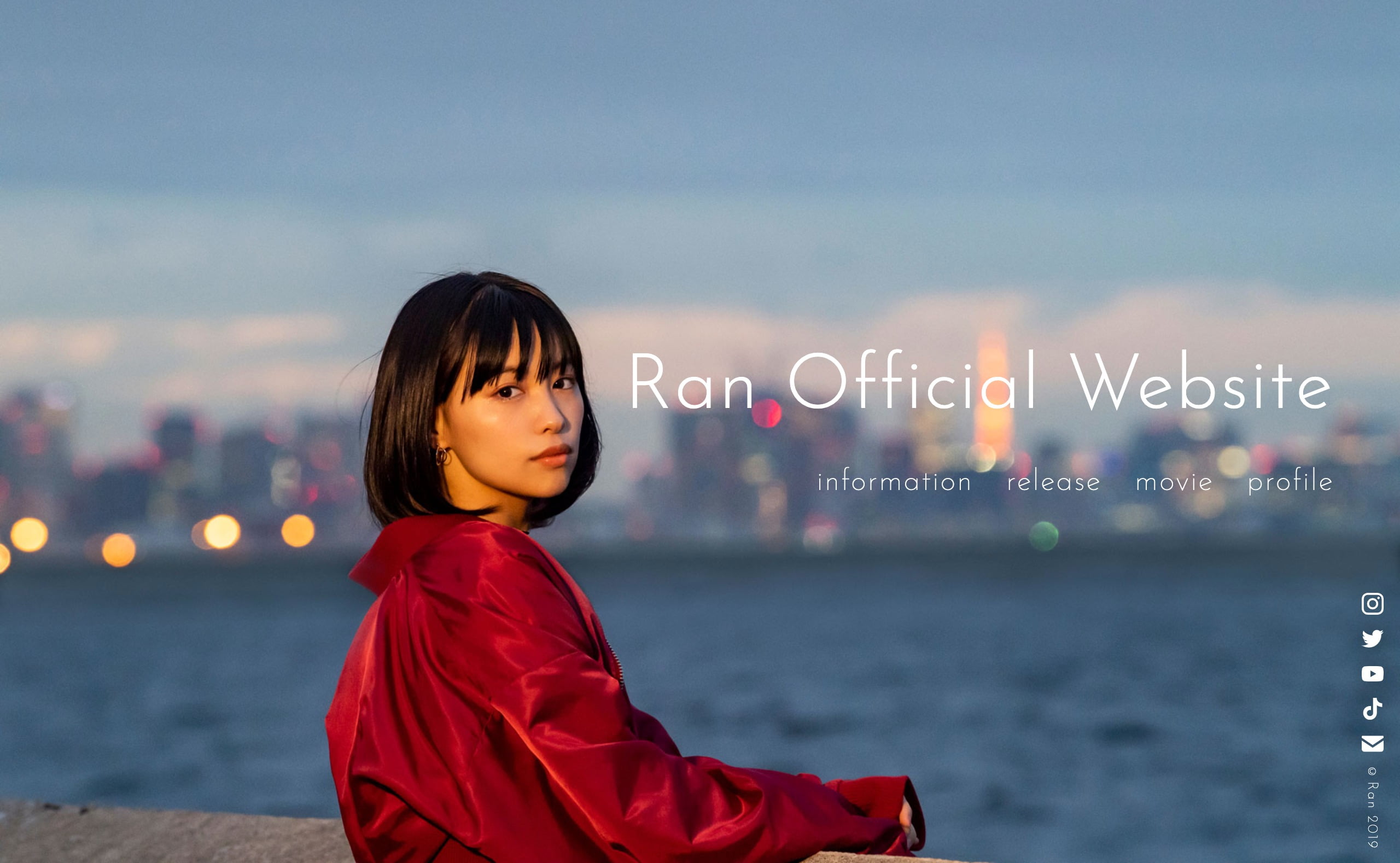 Ran Official Website | MUSIC WEB CLIPS - バンド・アーティスト・音楽関連のWEBデザイン ギャラリーサイト