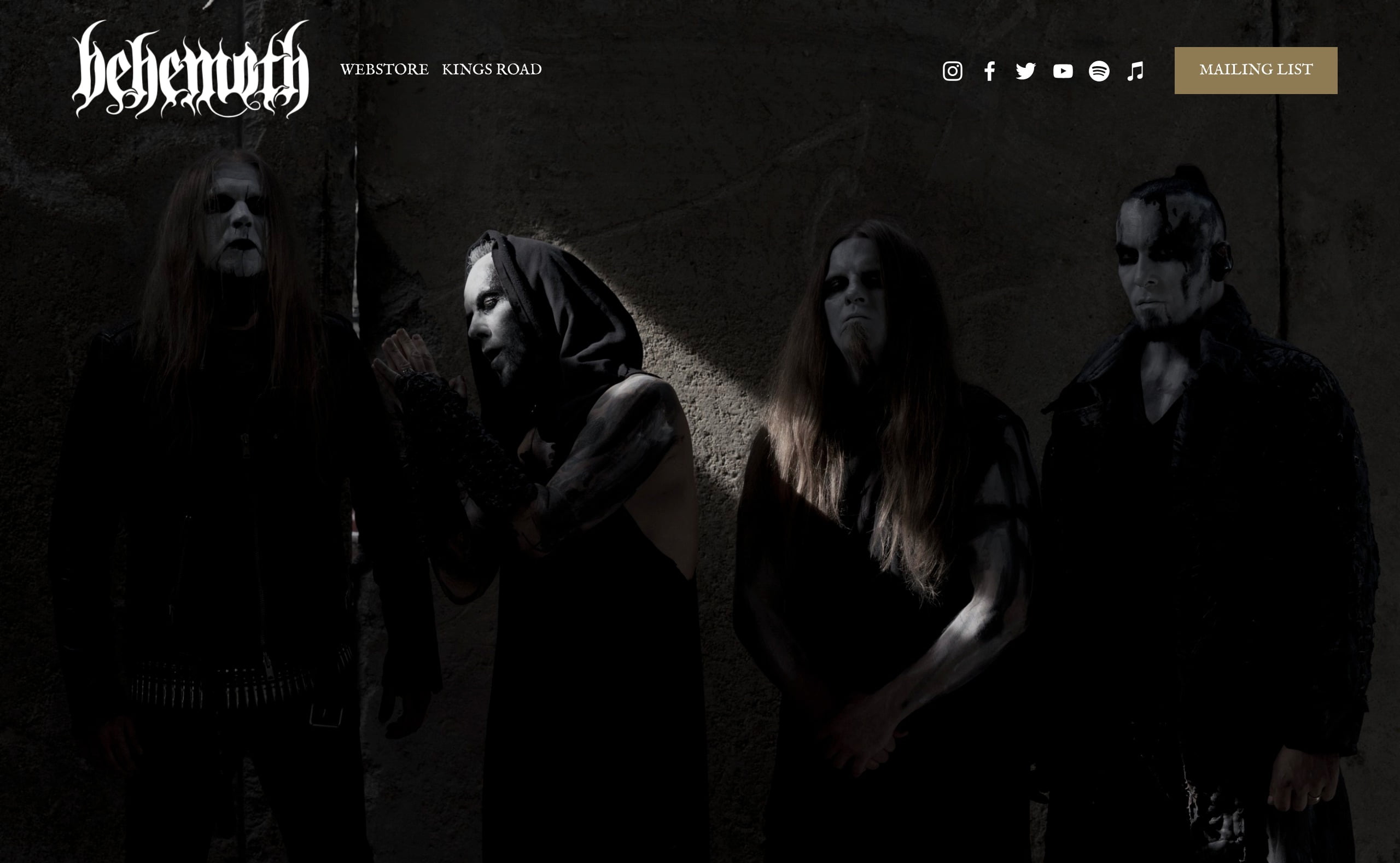 Behemoth | MUSIC WEB CLIPS - バンド・アーティスト・音楽関連のWEBデザイン ギャラリーサイト