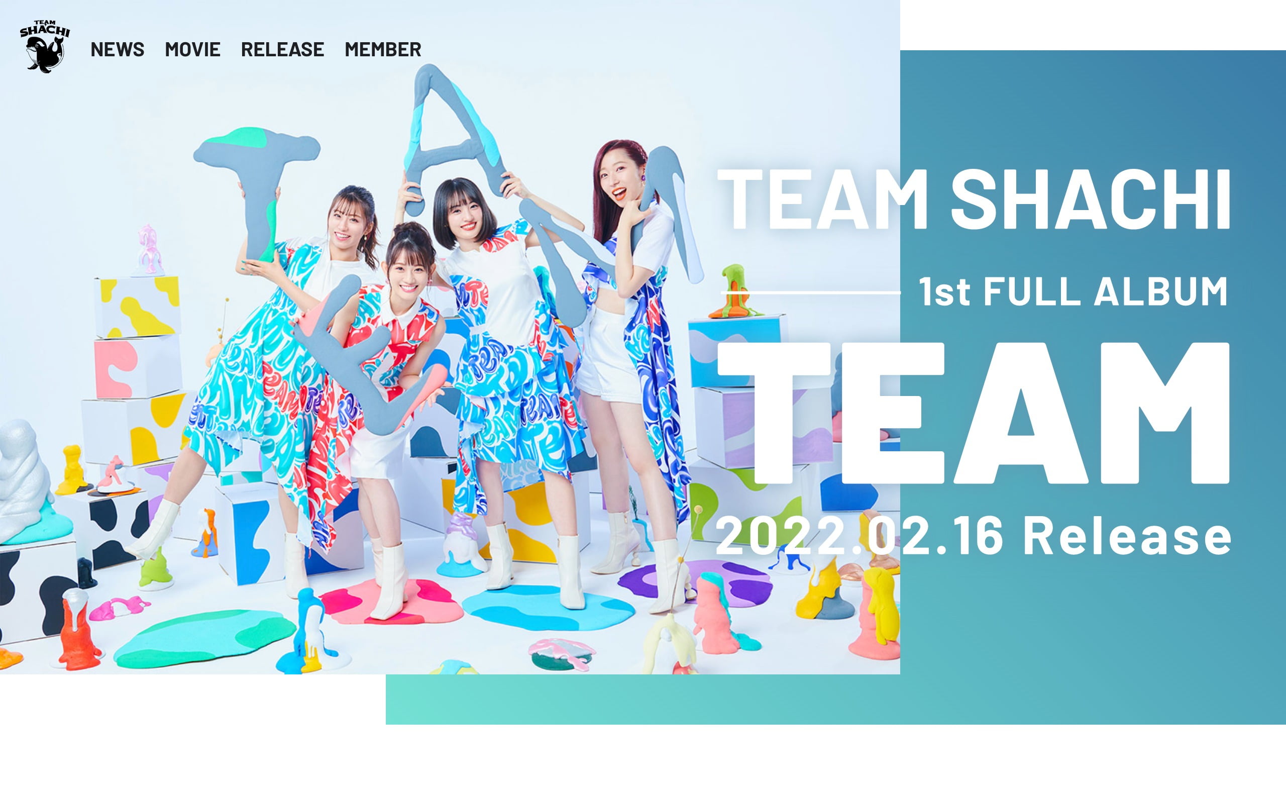 TEAM SHACHI 1st Full Album｢TEAM｣ | MUSIC WEB CLIPS - バンド・アーティスト・音楽関連の ...