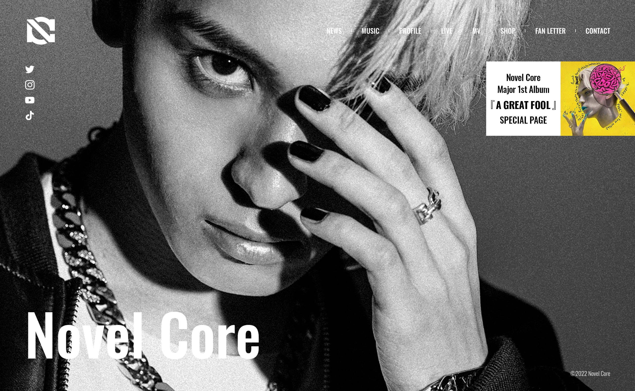 Novel Core Official Website | MUSIC WEB CLIPS - バンド・アーティスト・音楽関連のWEBデザイン ...