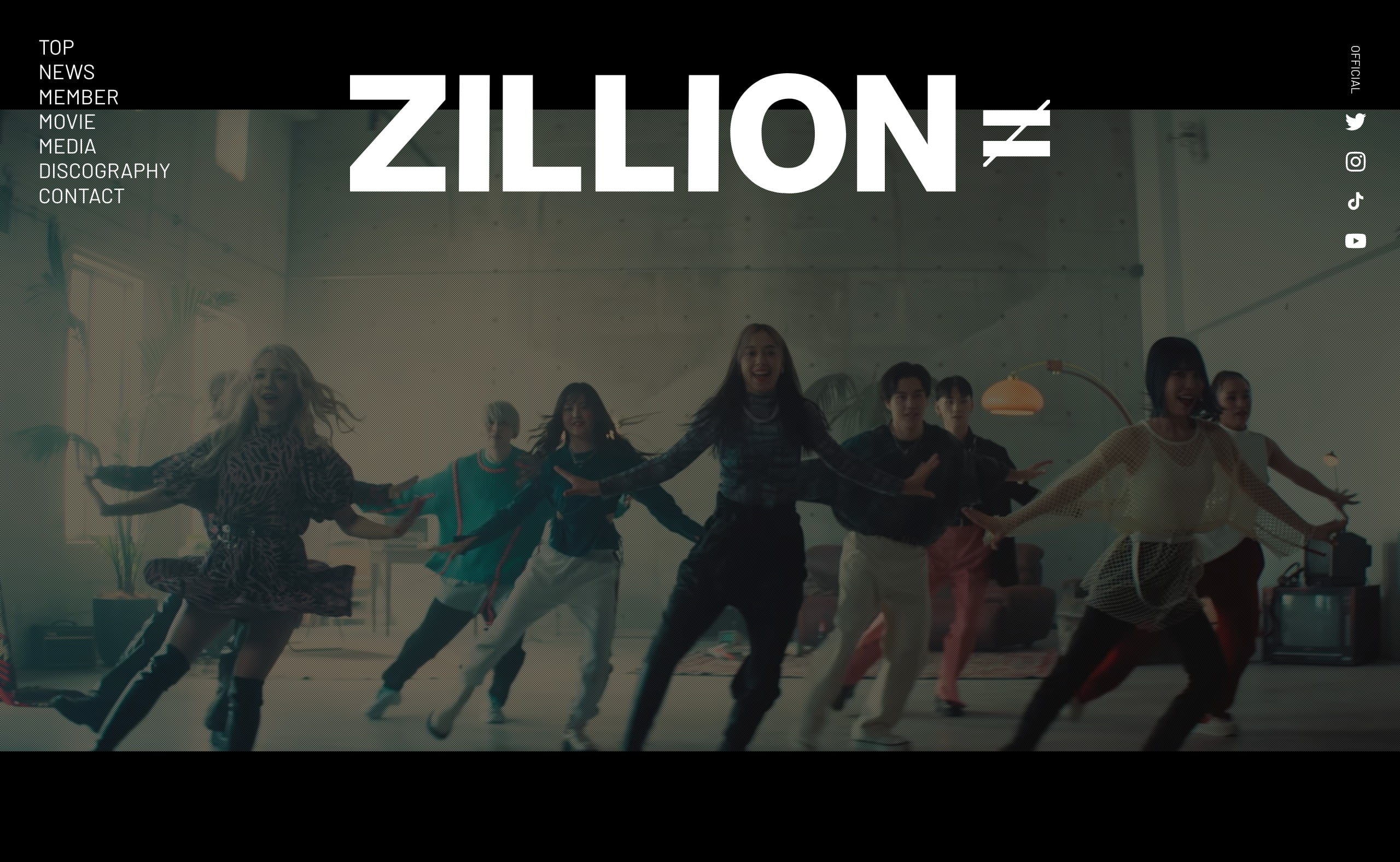 ZILLION official website | MUSIC WEB CLIPS - バンド・アーティスト・音楽関連のWEBデザイン ...