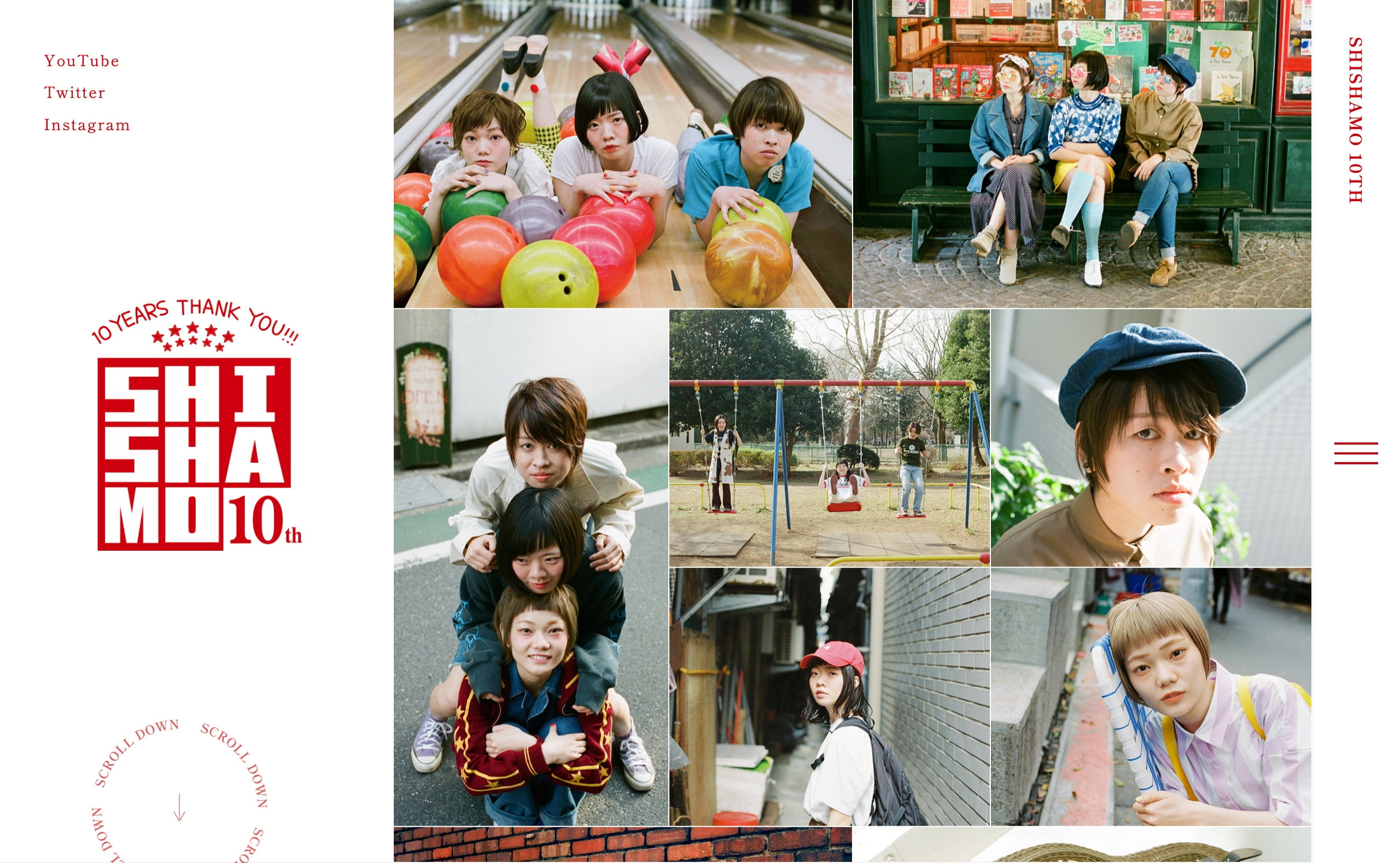 SHISHAMO 10th｜SHISHAMO Official Website | MUSIC WEB CLIPS - バンド・アーティスト ...