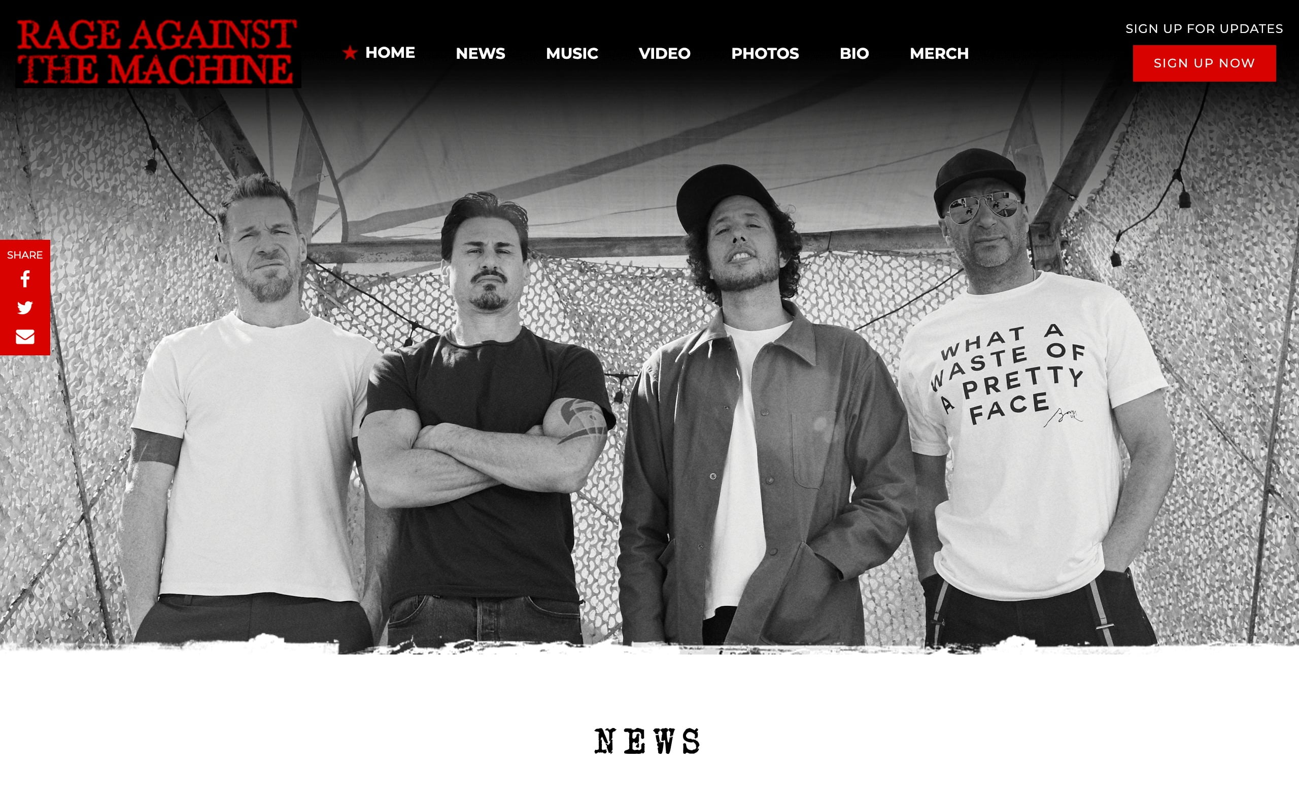 Home – Rage Against The Machine Official Site | MUSIC WEB CLIPS - バンド ...