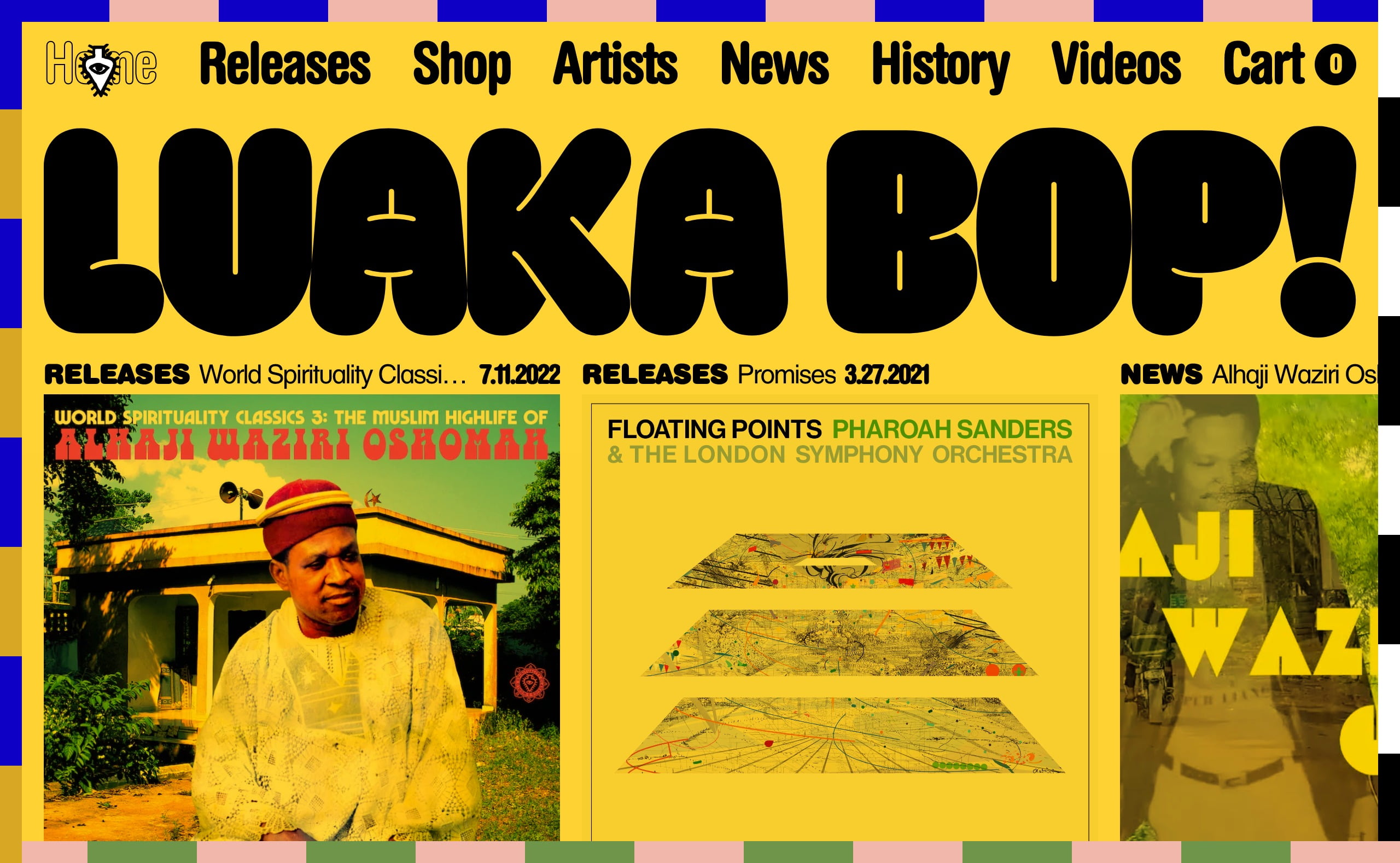 Luaka Bop | MUSIC WEB CLIPS - バンド・アーティスト・音楽関連のWEBデザイン ギャラリーサイト