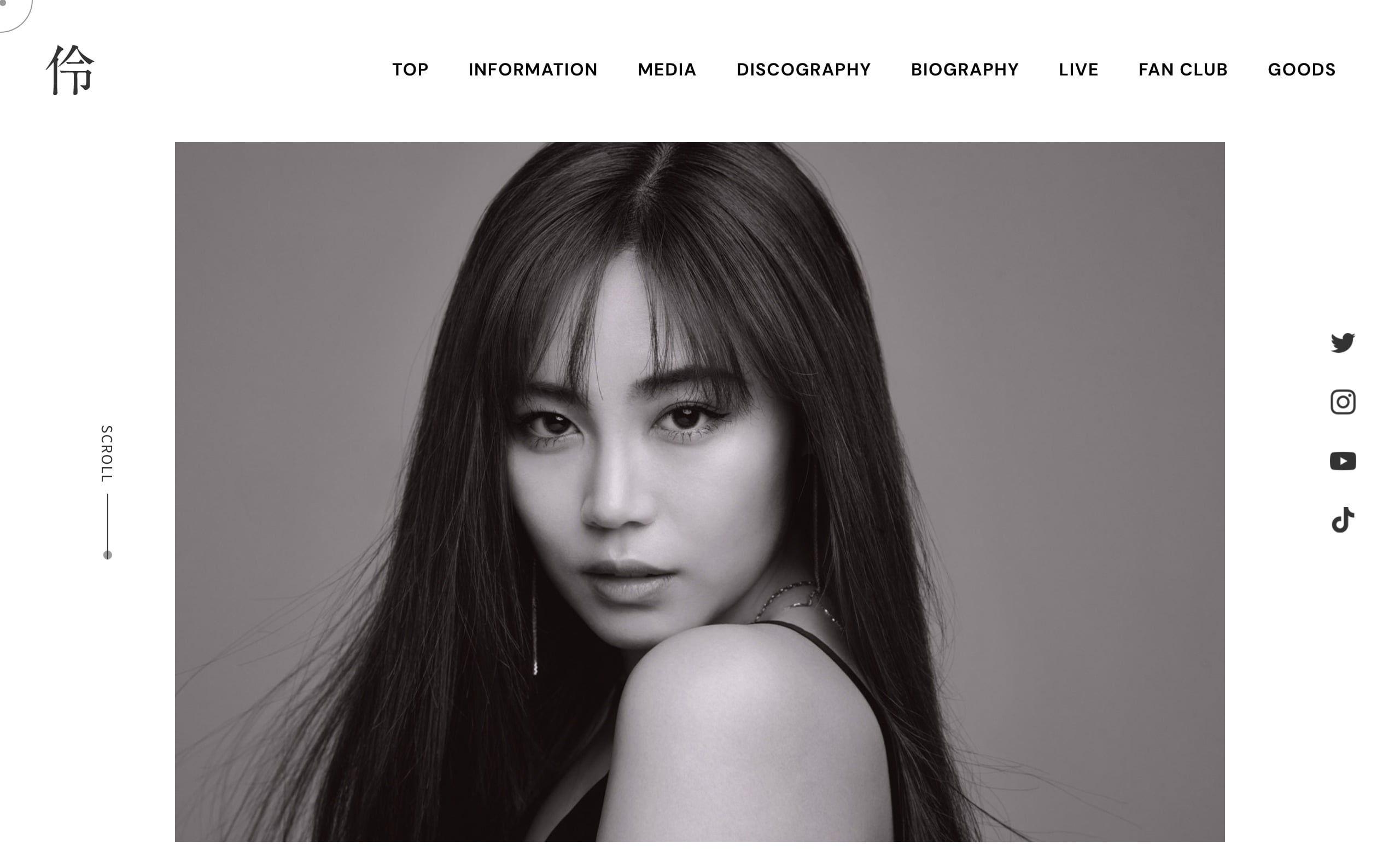 伶 OFFICIAL WEBSITE | MUSIC WEB CLIPS - バンド・アーティスト・音楽関連のWEBデザイン ギャラリーサイト