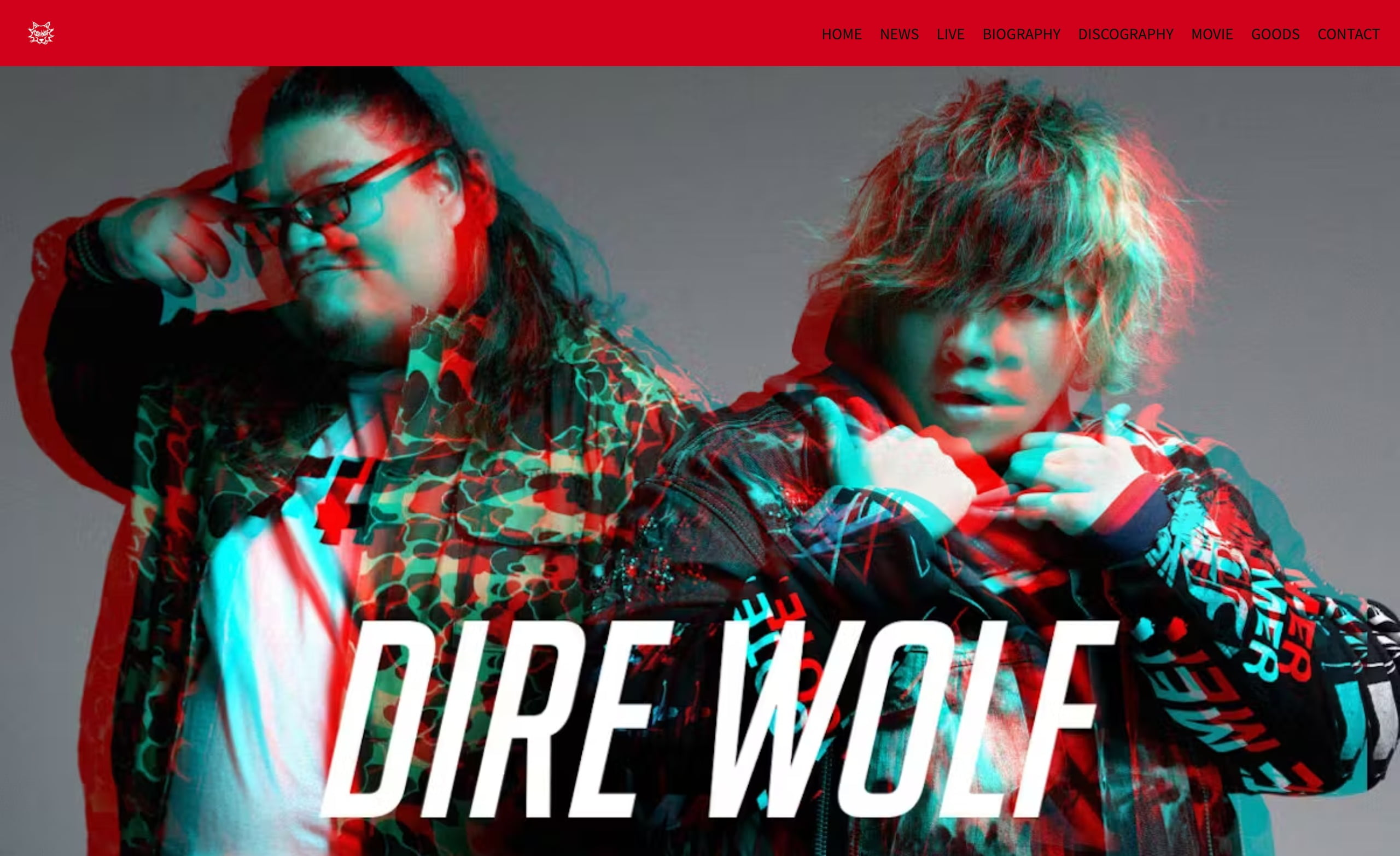 Dire Wolf official website | MUSIC WEB CLIPS - バンド・アーティスト・音楽関連のWEBデザイン ...