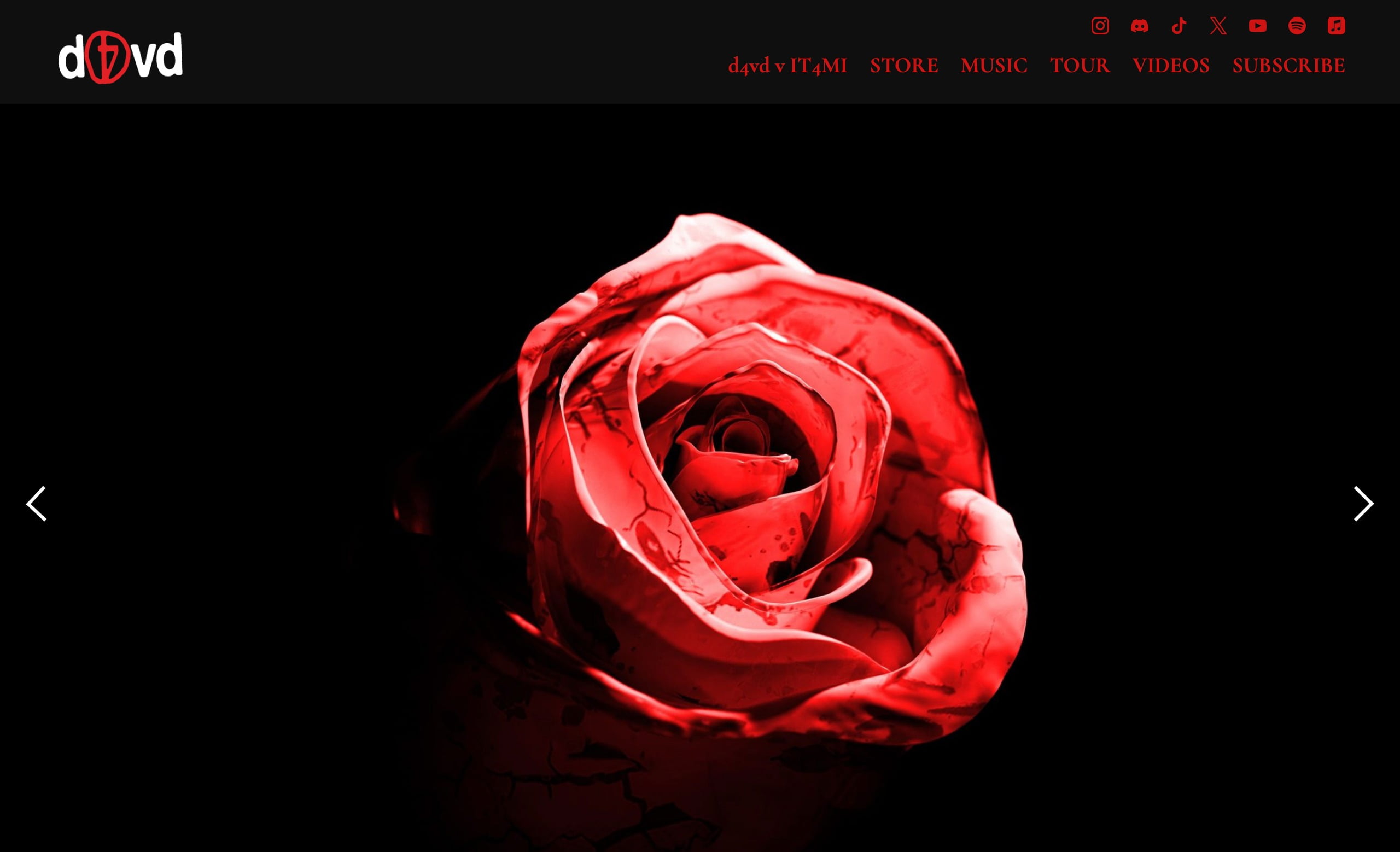 Home – d4vd | MUSIC WEB CLIPS - バンド・アーティスト・音楽関連のWEBデザイン ギャラリーサイト