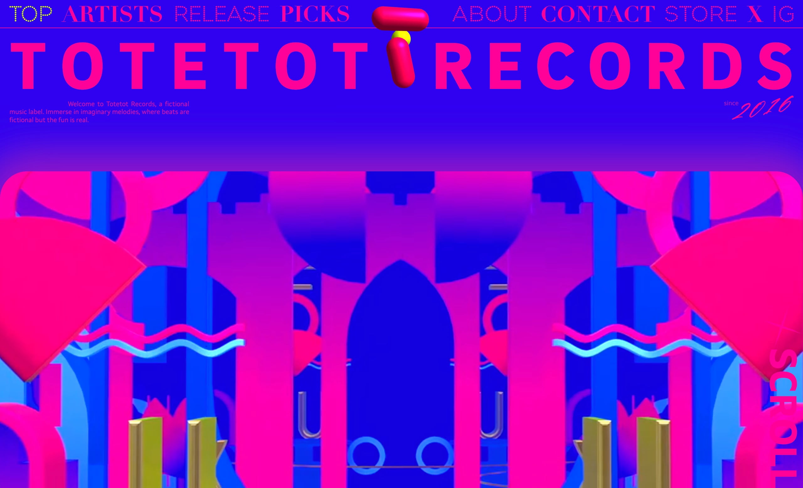 TOTETOT RECORDS – A fictional music label | MUSIC WEB CLIPS - バンド ...