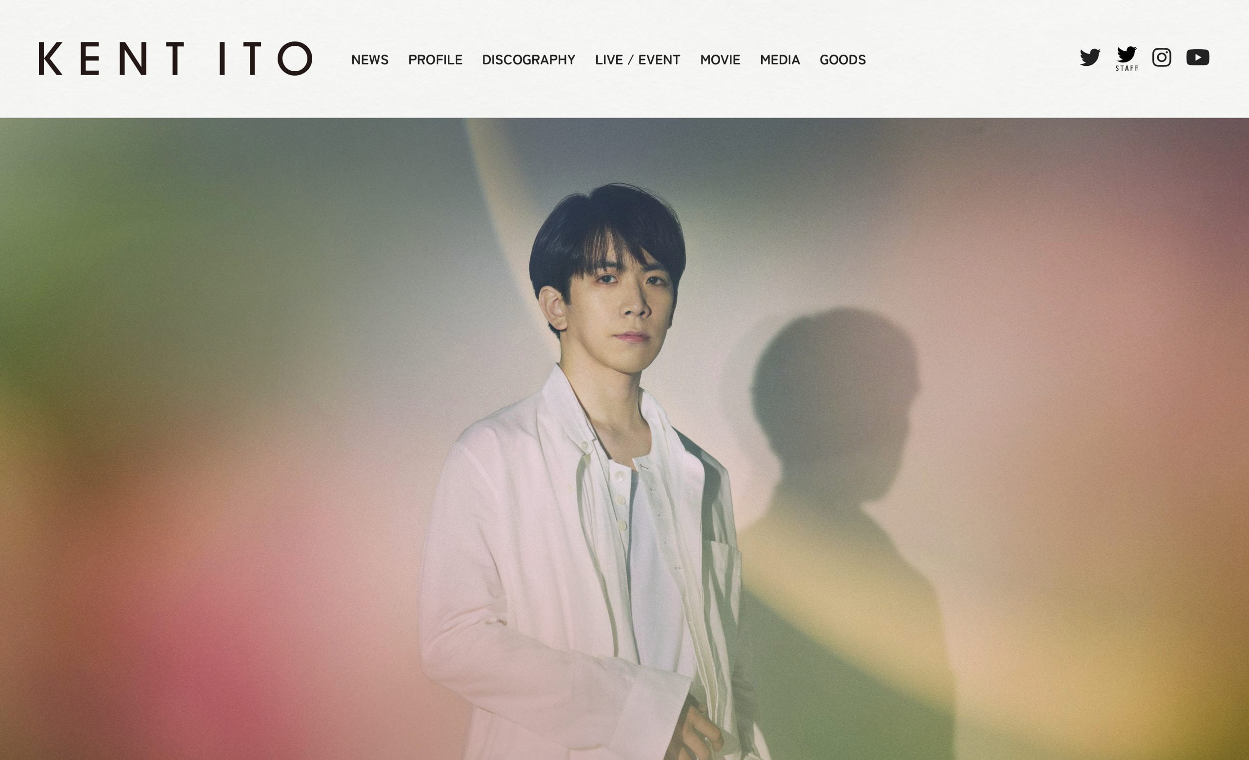 KENT ITO | MUSIC WEB CLIPS - バンド・アーティスト・音楽関連のWEBデザイン ギャラリーサイト