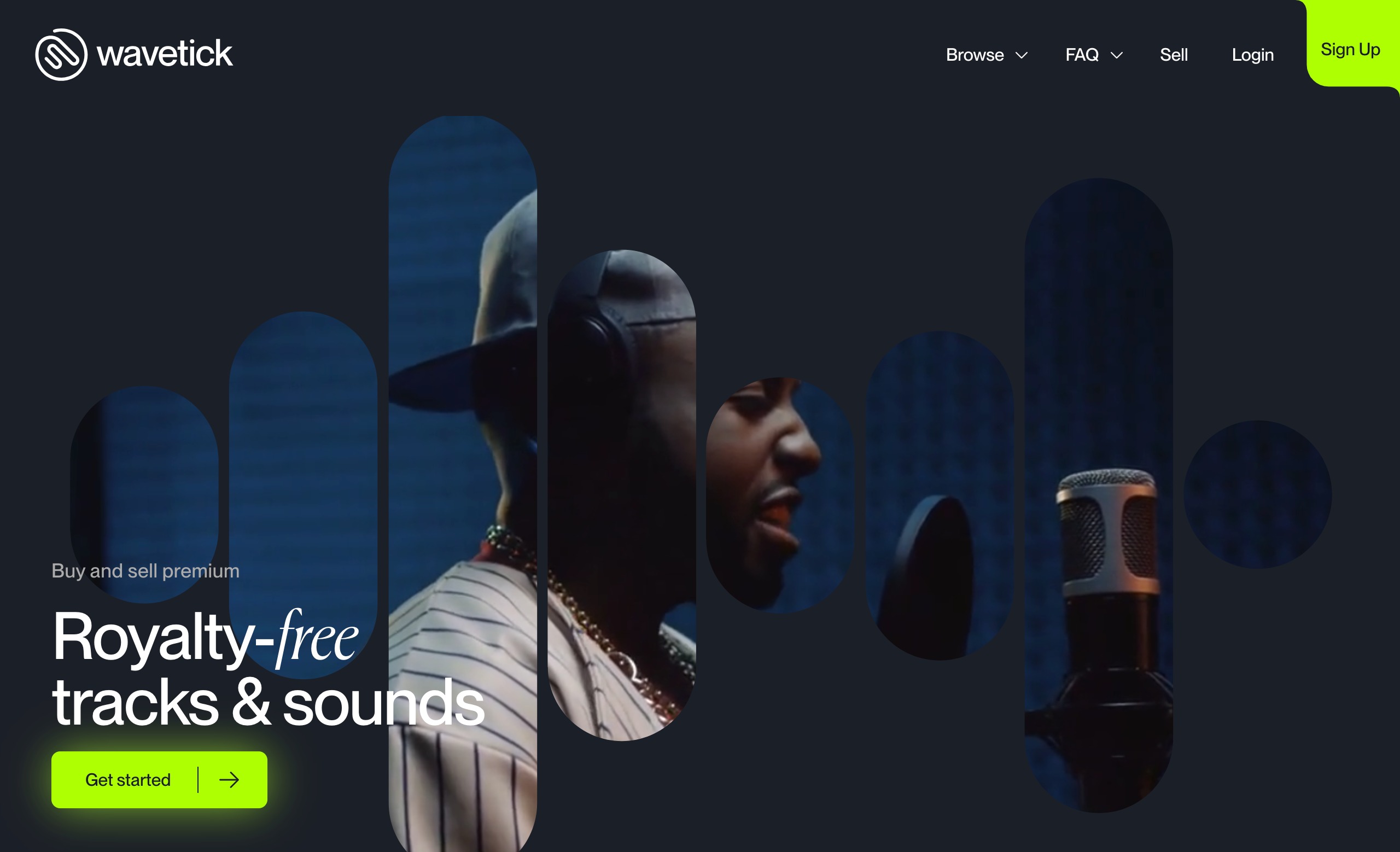 Wavetick | MUSIC WEB CLIPS - バンド・アーティスト・音楽関連のWEBデザイン ギャラリーサイト